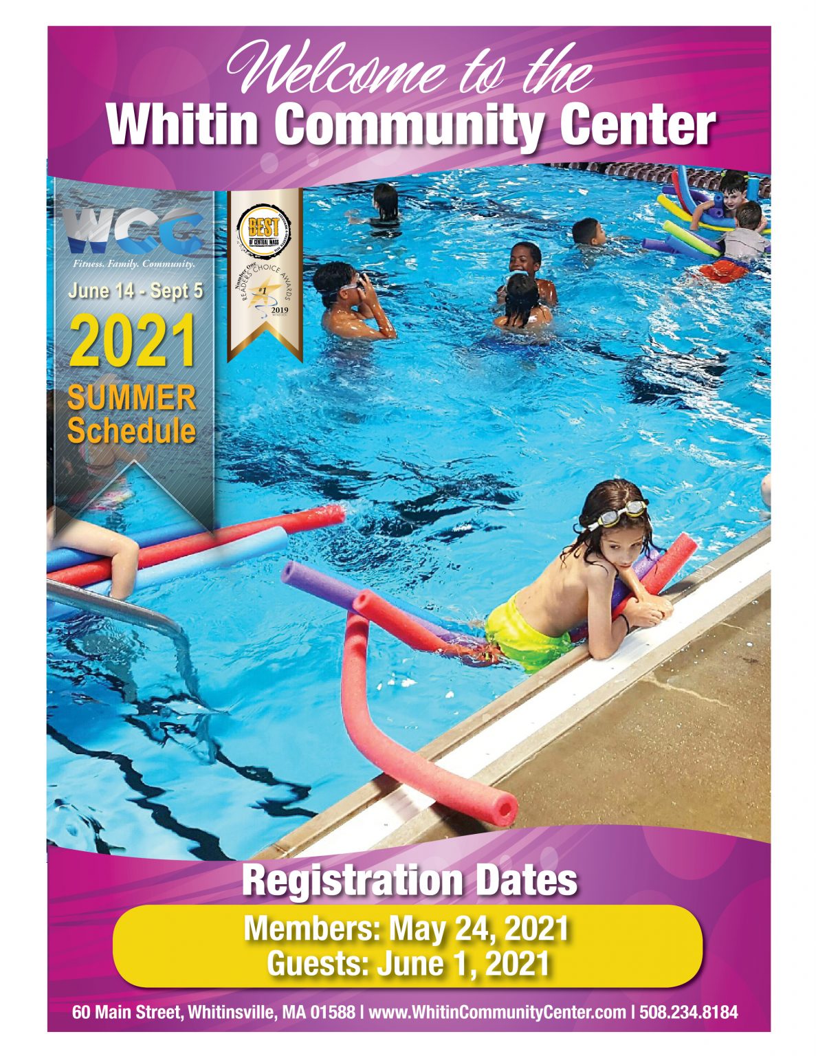 Schedules – Whitin Community Center
