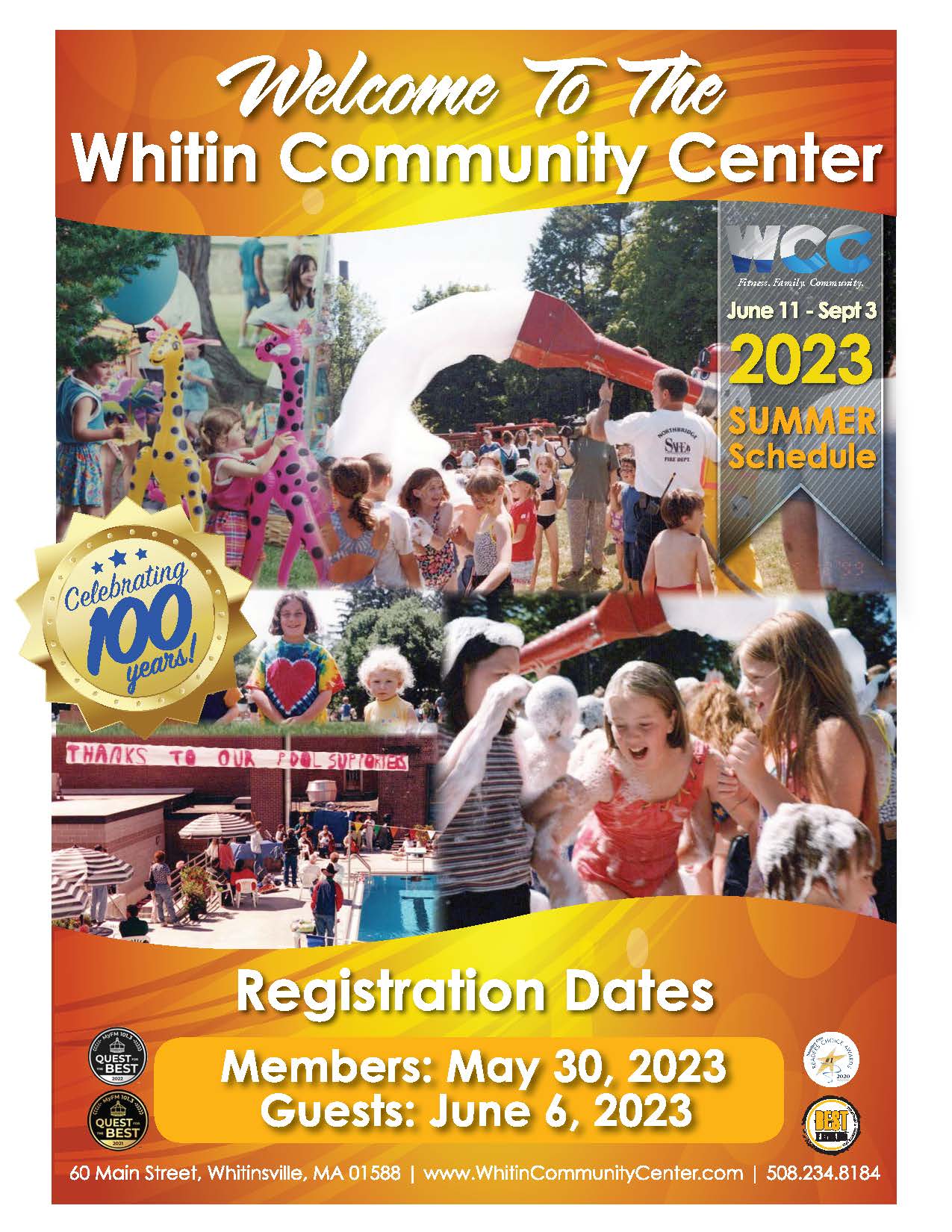 Schedules – Whitin Community Center