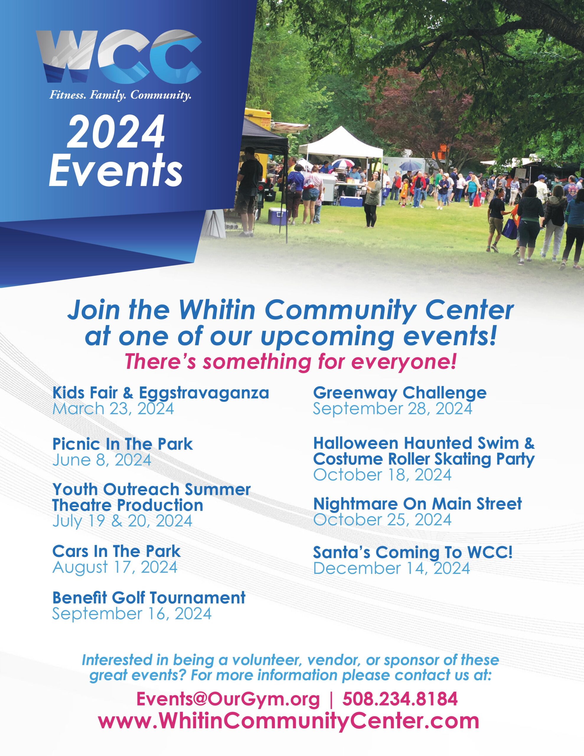 Events – Whitin Community Center