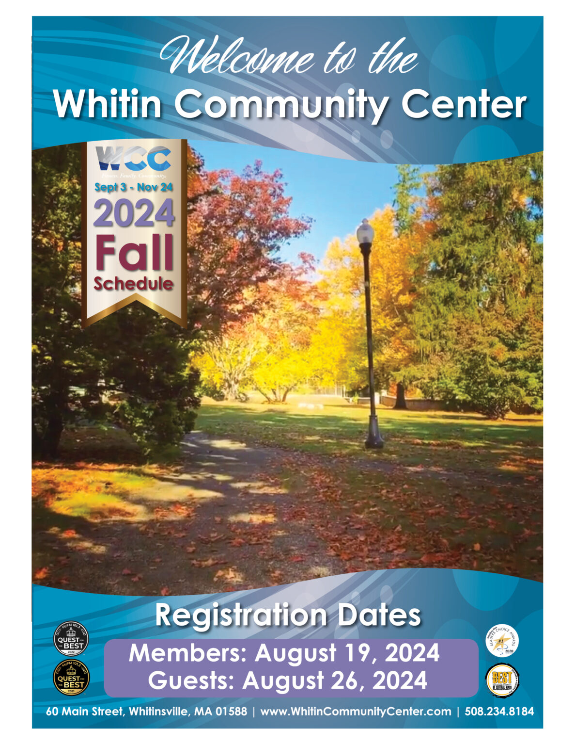 Schedules – Whitin Community Center