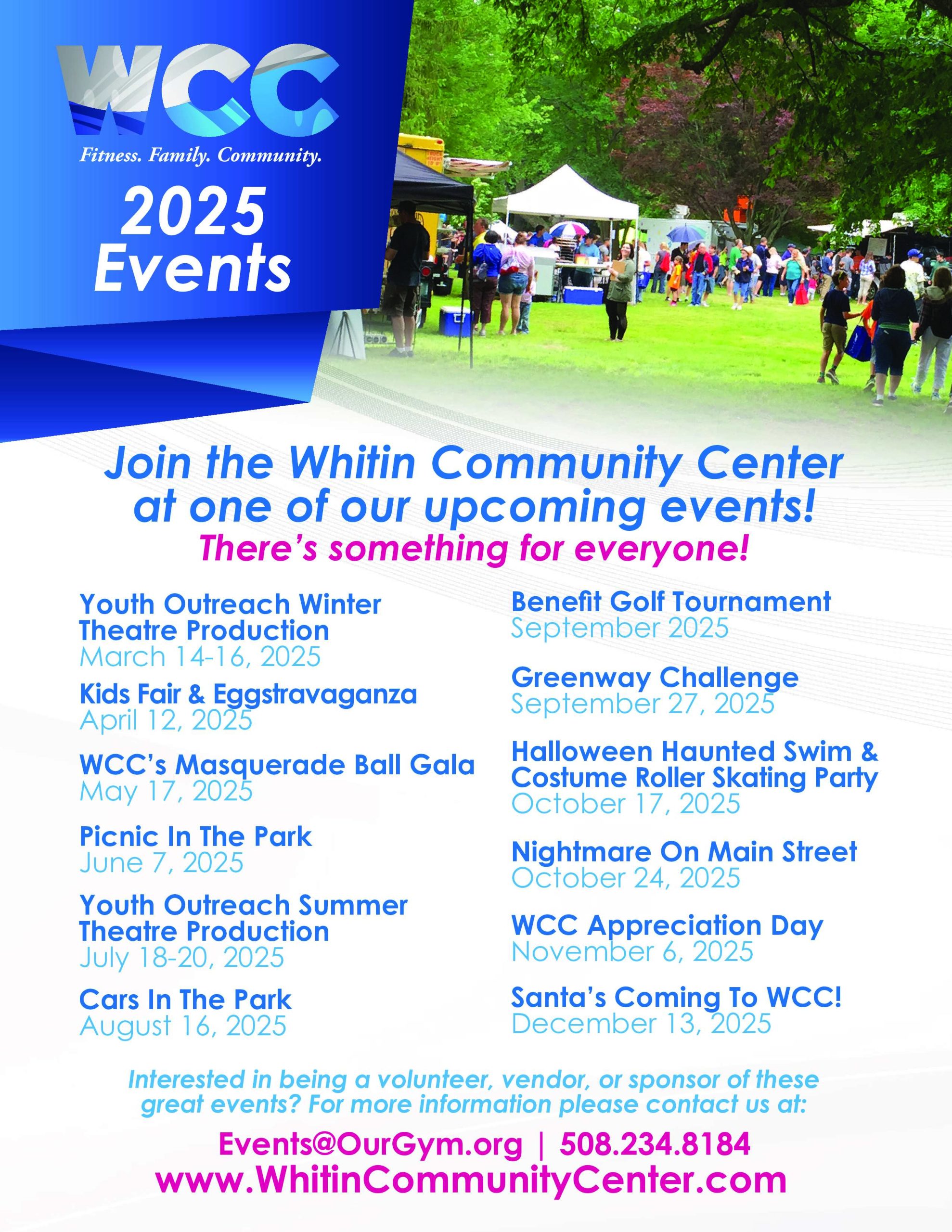 Events – Whitin Community Center