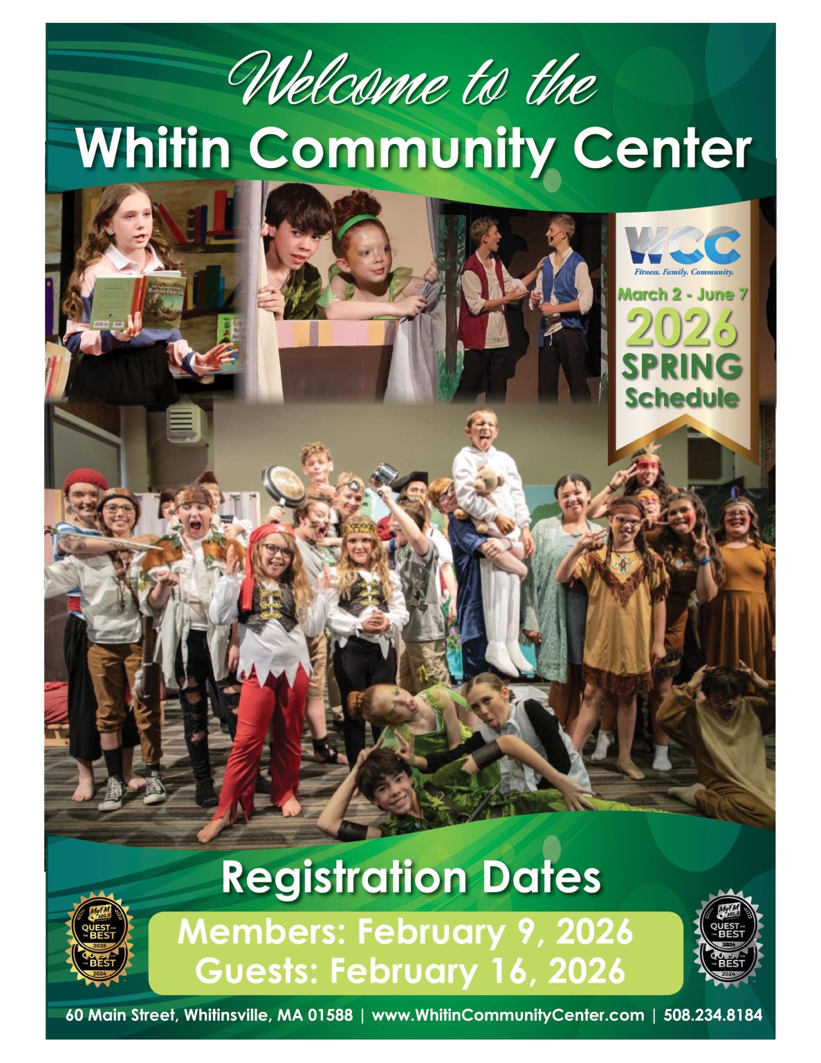 Schedules – Whitin Community Center